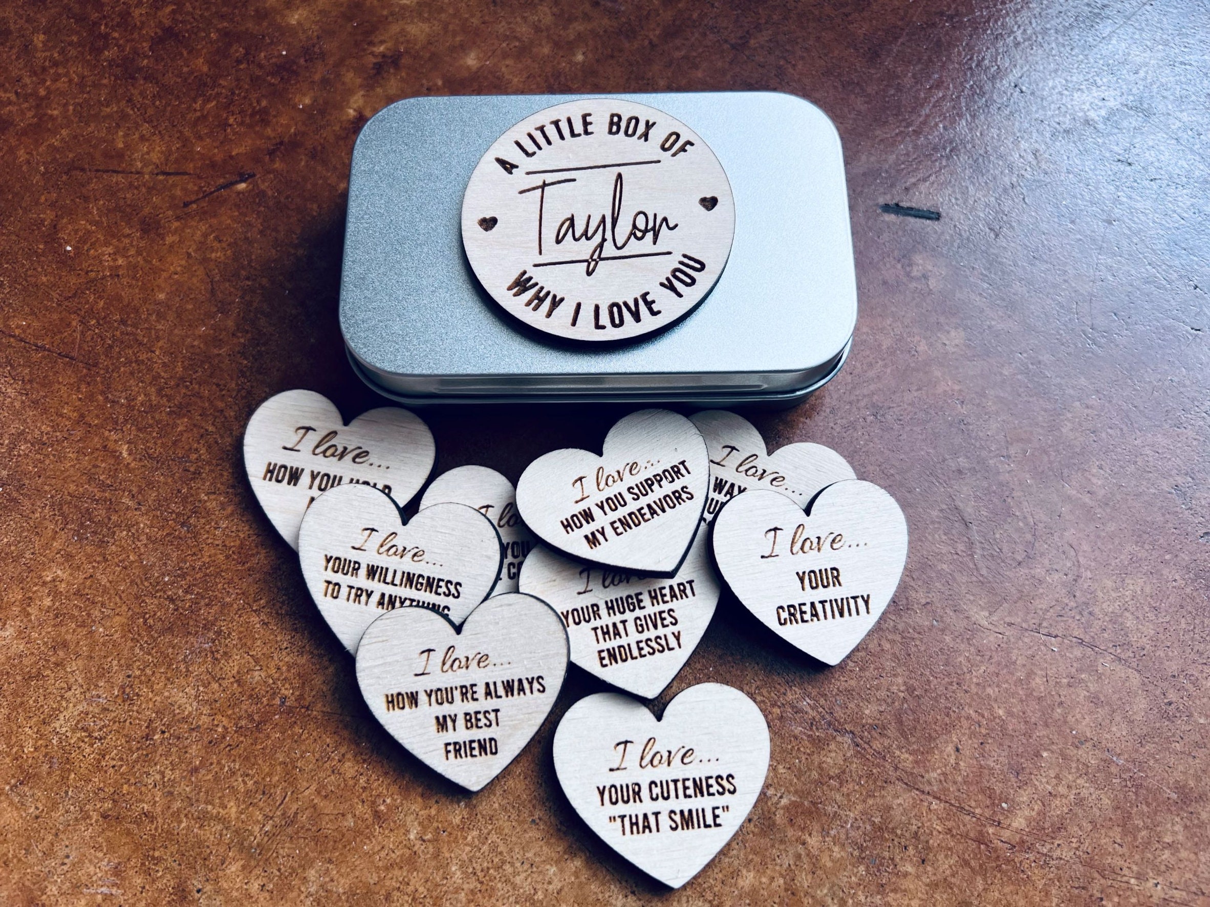 Why I Love You Gift Box / Reasons I Love You / Wedding - Etsy