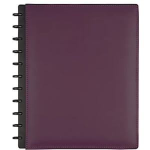 TUL® LETTER Discbound Notebook With Leather Cover, Letter Size. Perfect ...