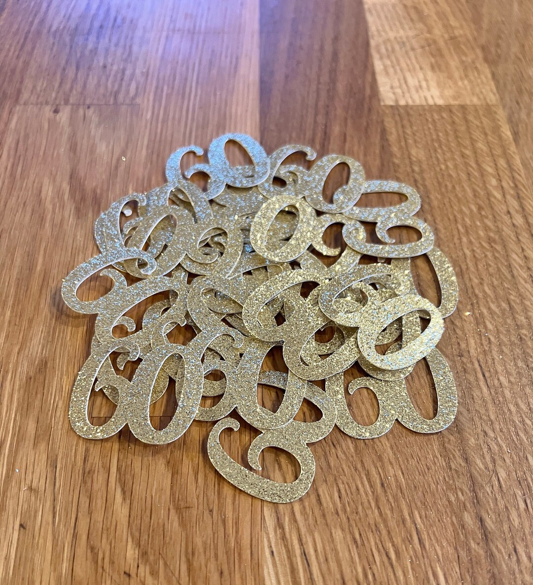 60th Birthday Anniversary Party Glitter Table Confetti Decorations - Etsy