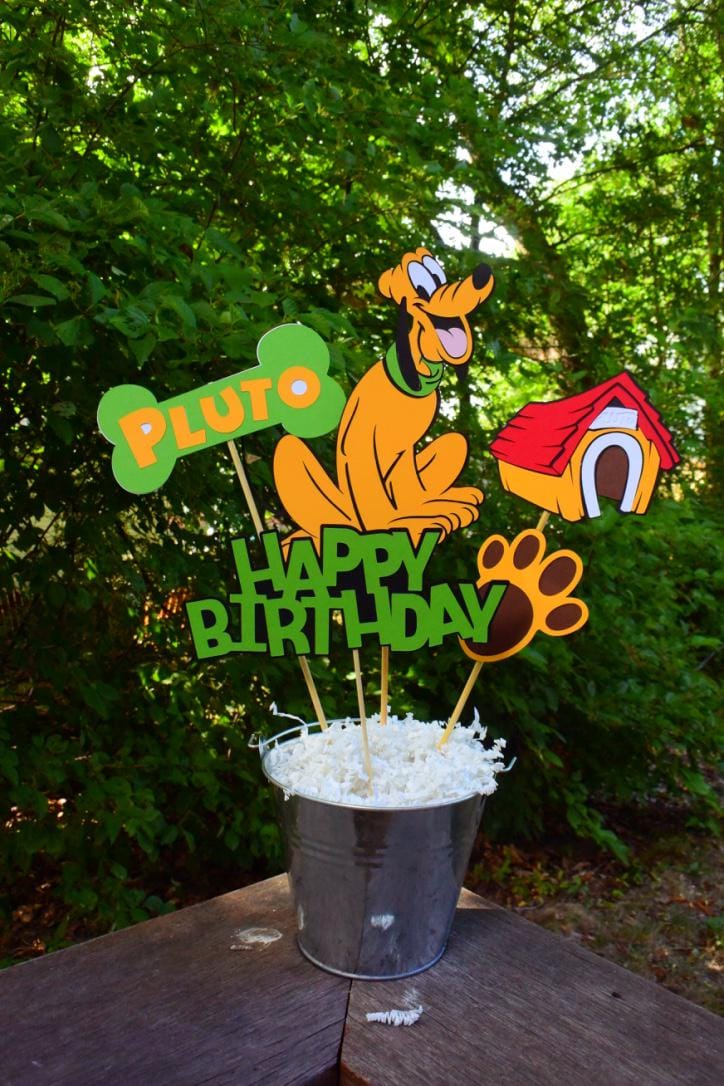 Pluto Birthday Party Centerpiece Table Decorations Kids Birthday ...