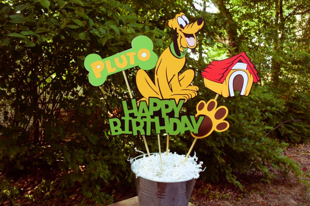 Pluto Birthday Party Centerpiece Table Decorations Kids Birthday ...