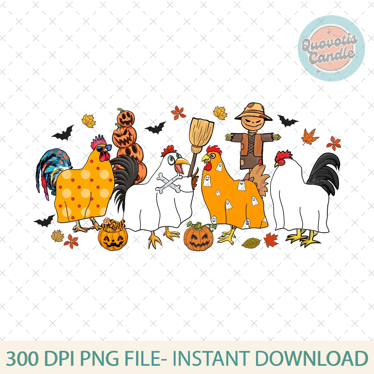 Chicken Ghost Halloween PNG, Ghost Chicken Png, Halloween Chicken Png ...