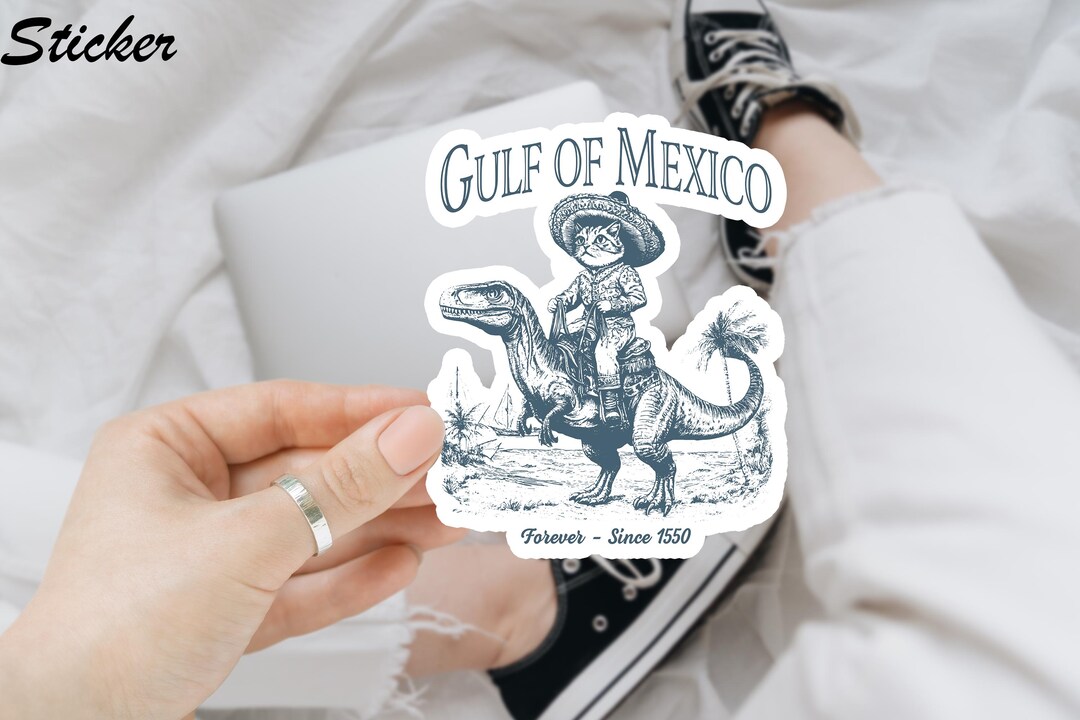 Gulf of Mexico Since 1550 Sticker, Car Magnet Liberal, Gulf of Mexico ...