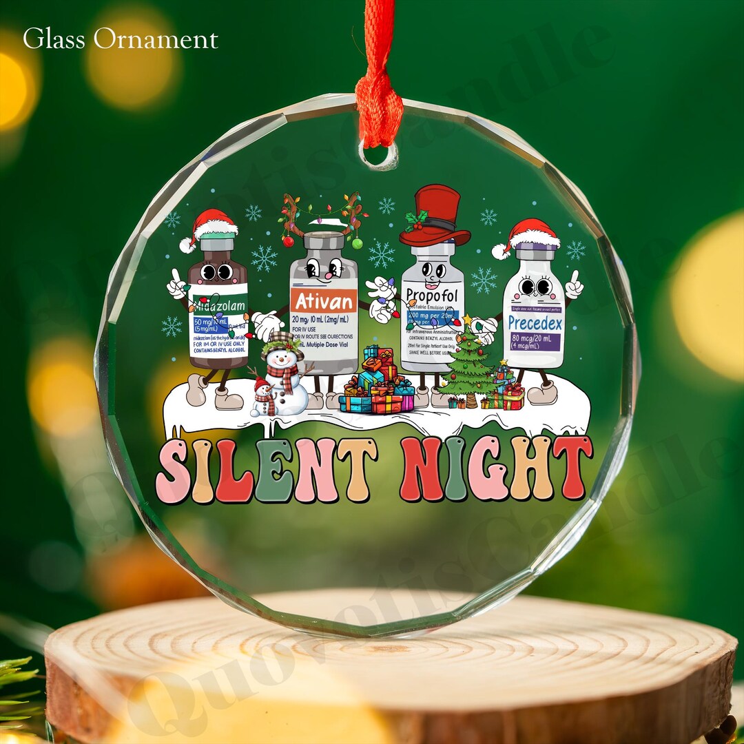 Silent Night Medical Nurse Christmas Ornament, Dream Team Medical ...