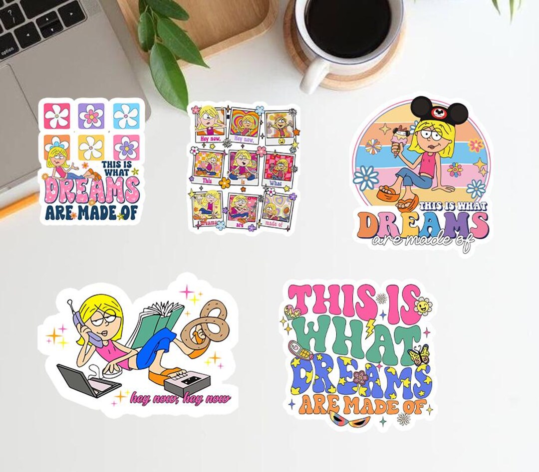 Bundle Lizzie Mcguire Stickers, Lizzie Mcguire Waterproof Sticker ...