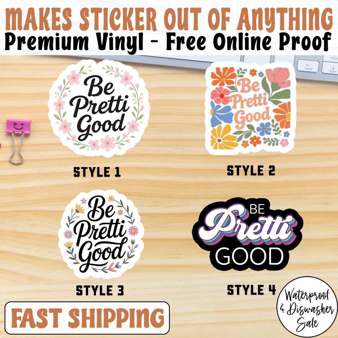 Be Pretti Good Floral Sticker/car Magnet, Justice for Alex Pretty ...