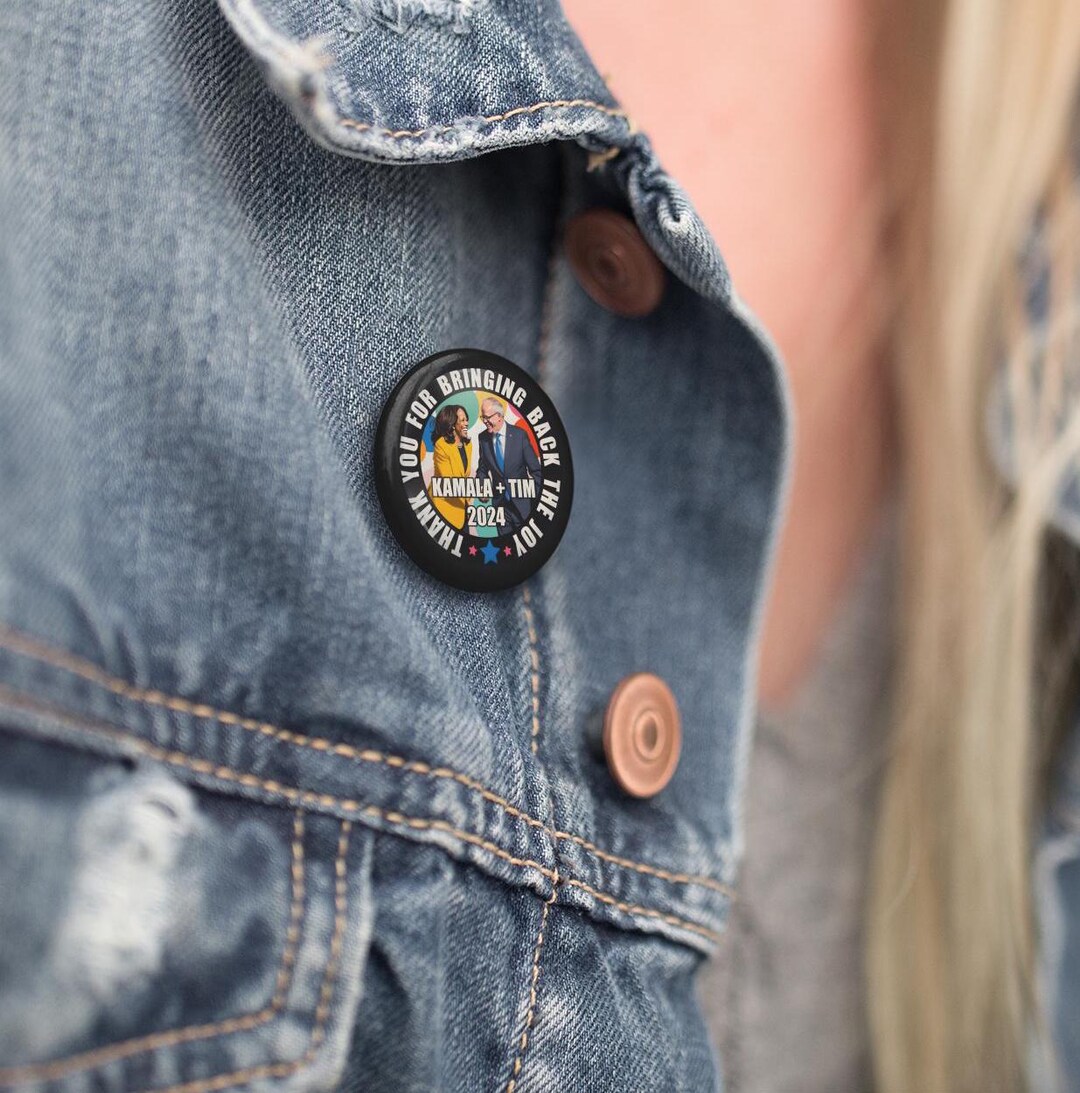 Thank You for Bringing Back the Joy Kamala 2024 Pin Button Set, Kamala ...