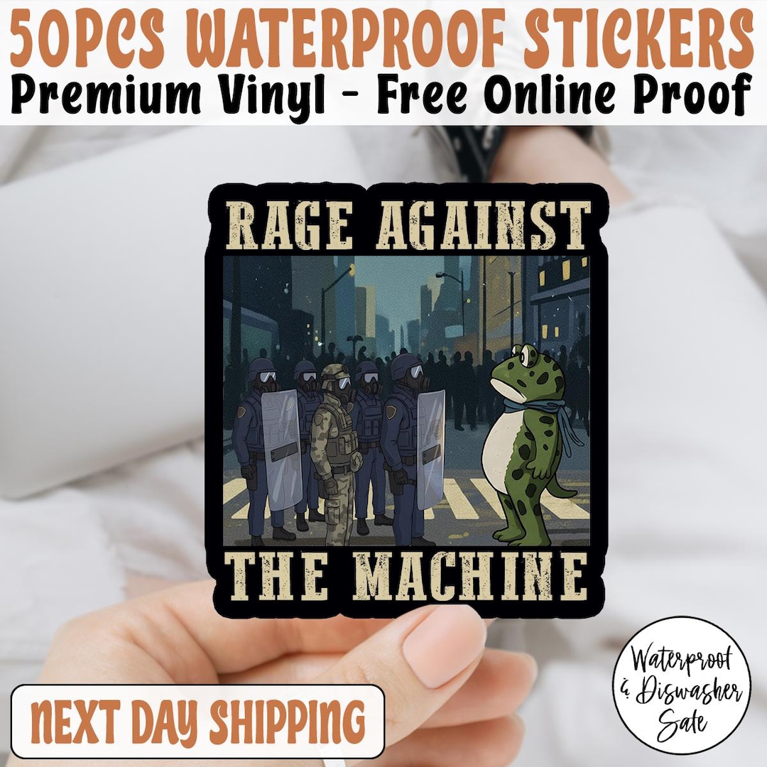 Portland Frog Protest Portland Frog Resist Anti Trump Sticker/car ...