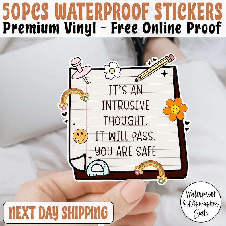 It’s an Intrusive Thought Sticker/car Magnet, Gentle Mental Health ...