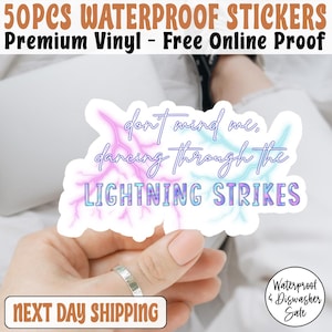 Dancing Through the Lightning Strikes Sticker/car Magnet, My Energy is ...