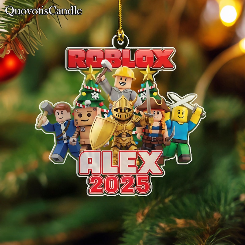 Roblox Christmas Ornament - Etsy