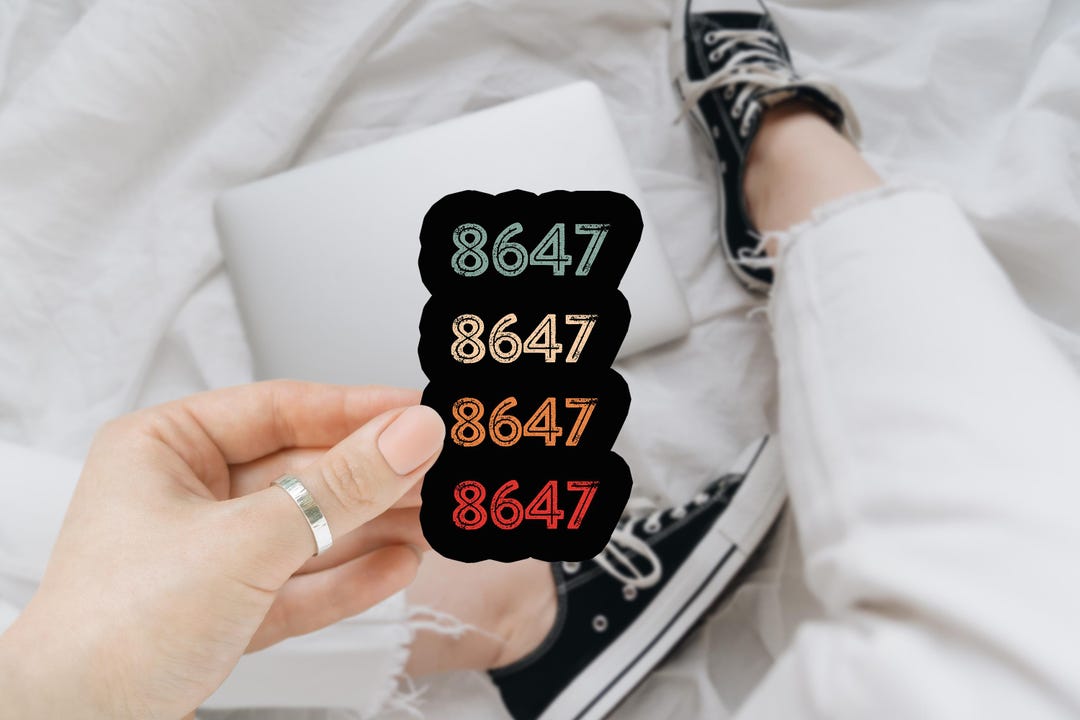 8647 Sticker, Subtle Anti Trump Car Sticker, FDT, Resist, Fight the ...