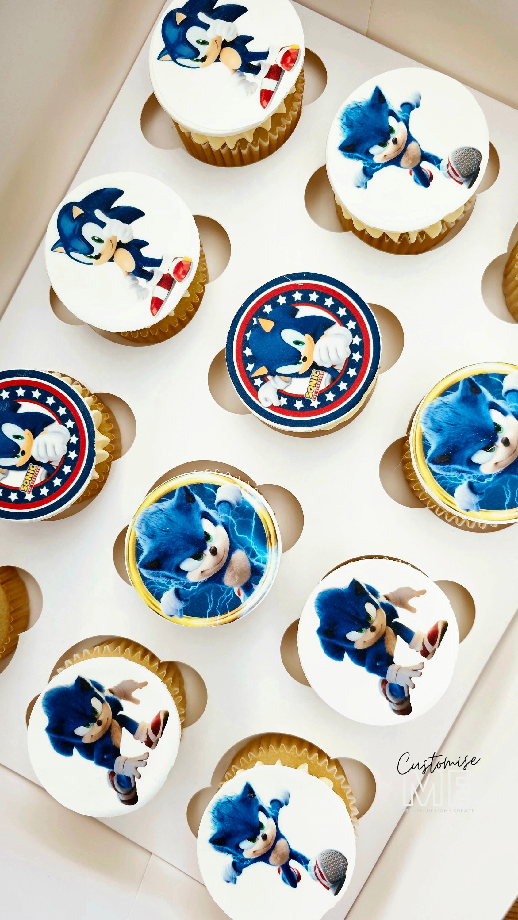 Custom Edible Image Icing Sheet Pre Cut Cake Cookies Decorate Bake ...