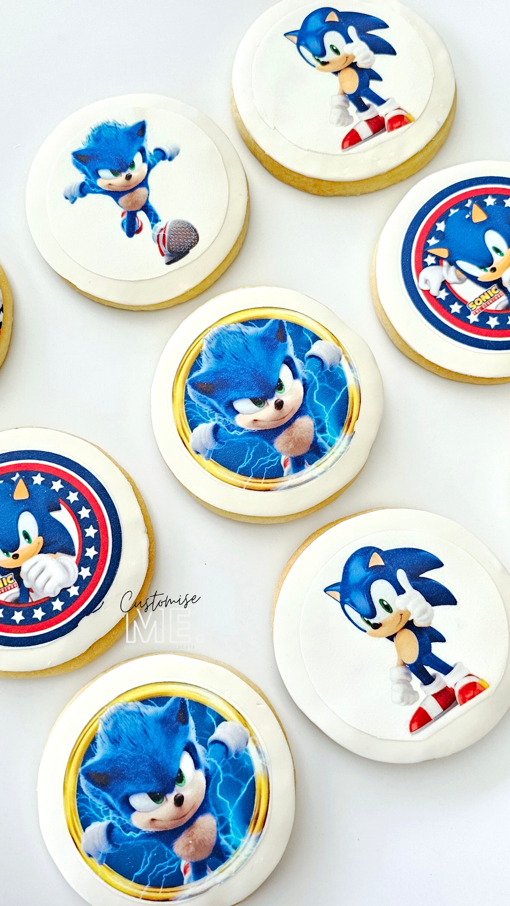 Custom Edible Image Icing Sheet Pre Cut Cake Cookies Decorate Bake ...