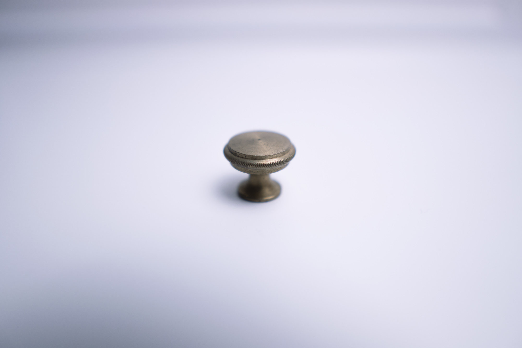 Solid Raw Brass Mini Knob - Etsy