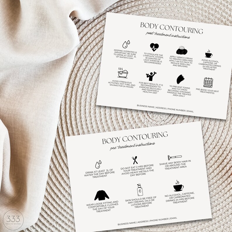 Body Sculpting Intake Forms Body Contouring Forms Editable - Etsy