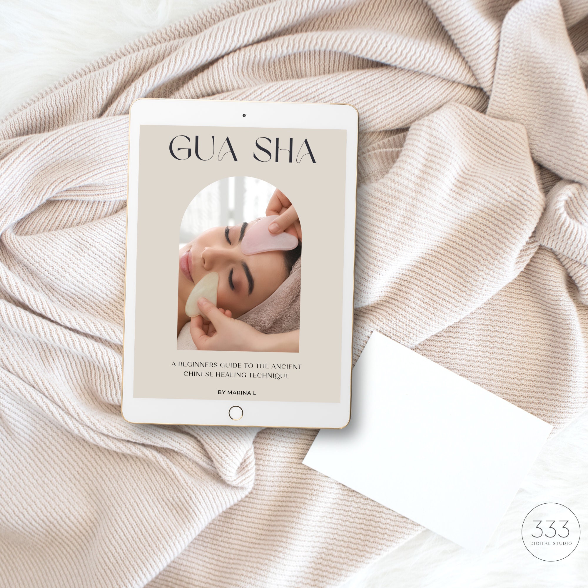 Gua Sha Guide, Beginners Guide, Self Care, Gua Sha Instructions, Gift ...