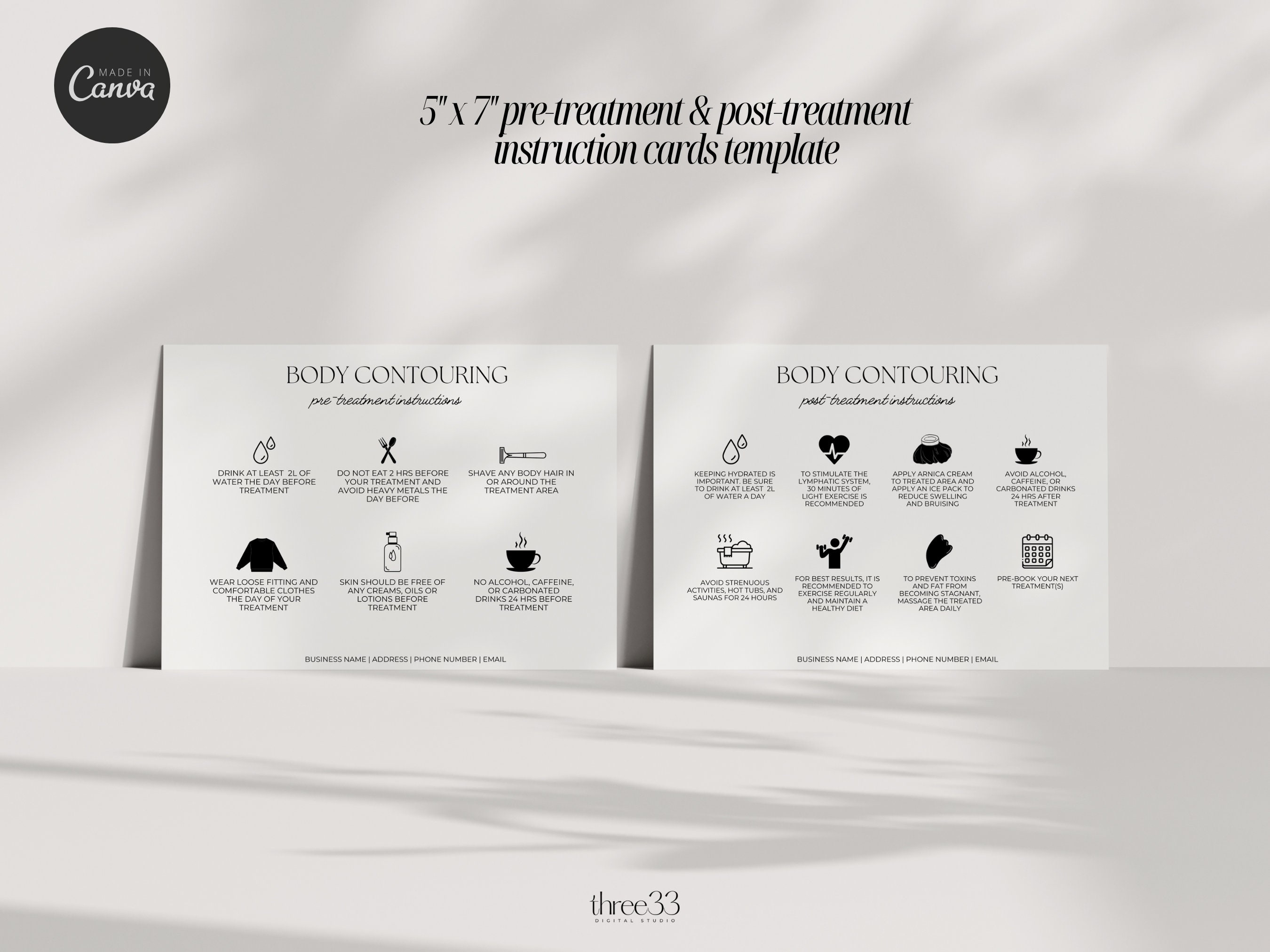 Body Sculpting Intake Forms, Body Contouring Forms, Editable Body ...