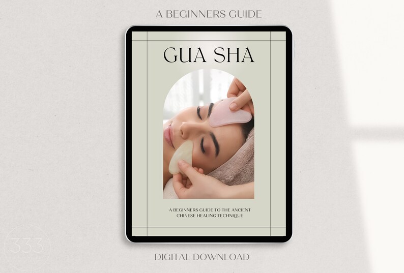 Gua Sha Guide Beginners Guide Self Care PDF Guide Gift - Etsy