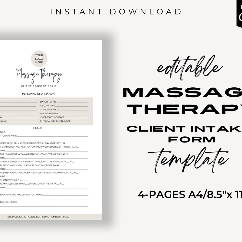 Spa Paperwork - Etsy