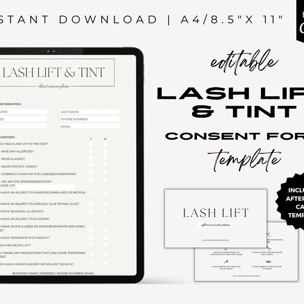 Free Printable Lash Lift Consent Form - Printable Forms Free Online