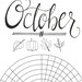 OCTOBER HABIT TRACKER: Hand-drawn October Themed Habit Tracker - Etsy