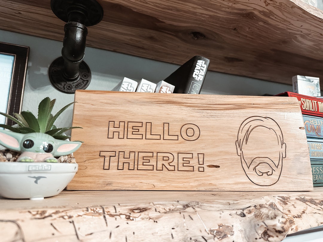Obi-wan Kenobi Welcome Sign - Etsy