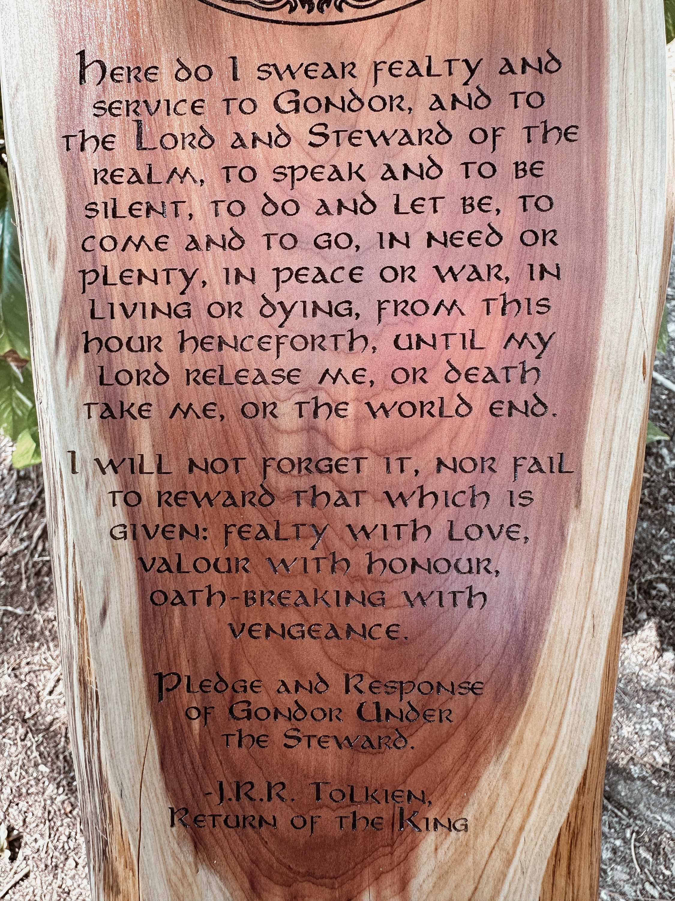 Tree of Gondor Live Edge Wall Art - Etsy