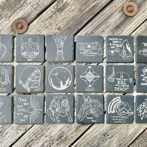 Destiny Slate Coasters - Etsy