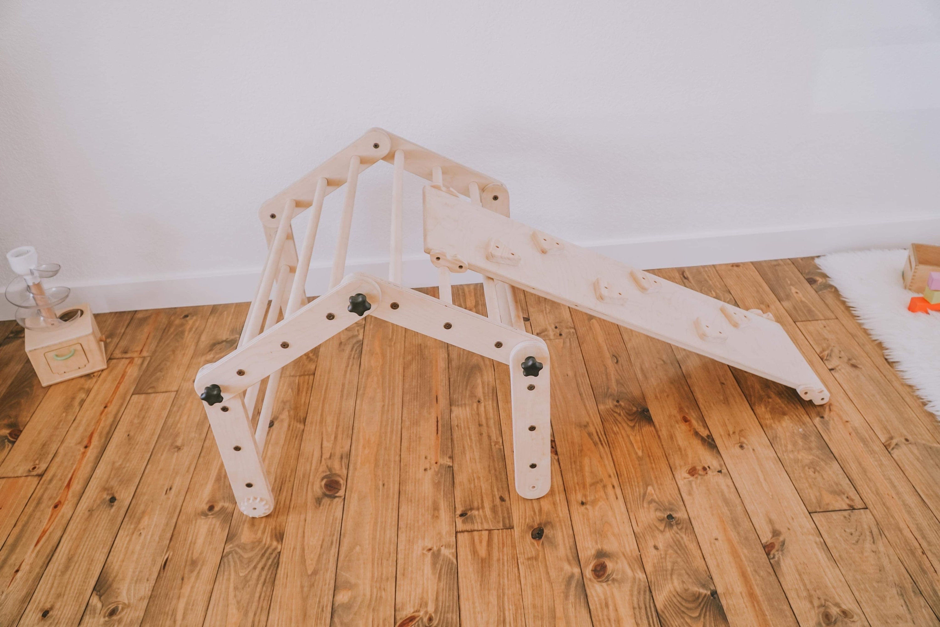 Made in USA Transformable Pikler Triangle, Toddler Climbing Gym ...