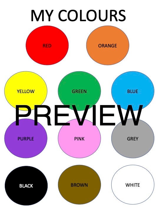 Colour Matching Game - Etsy