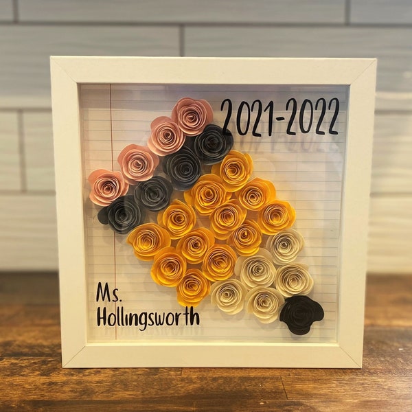 Flower Shadow Box - Etsy