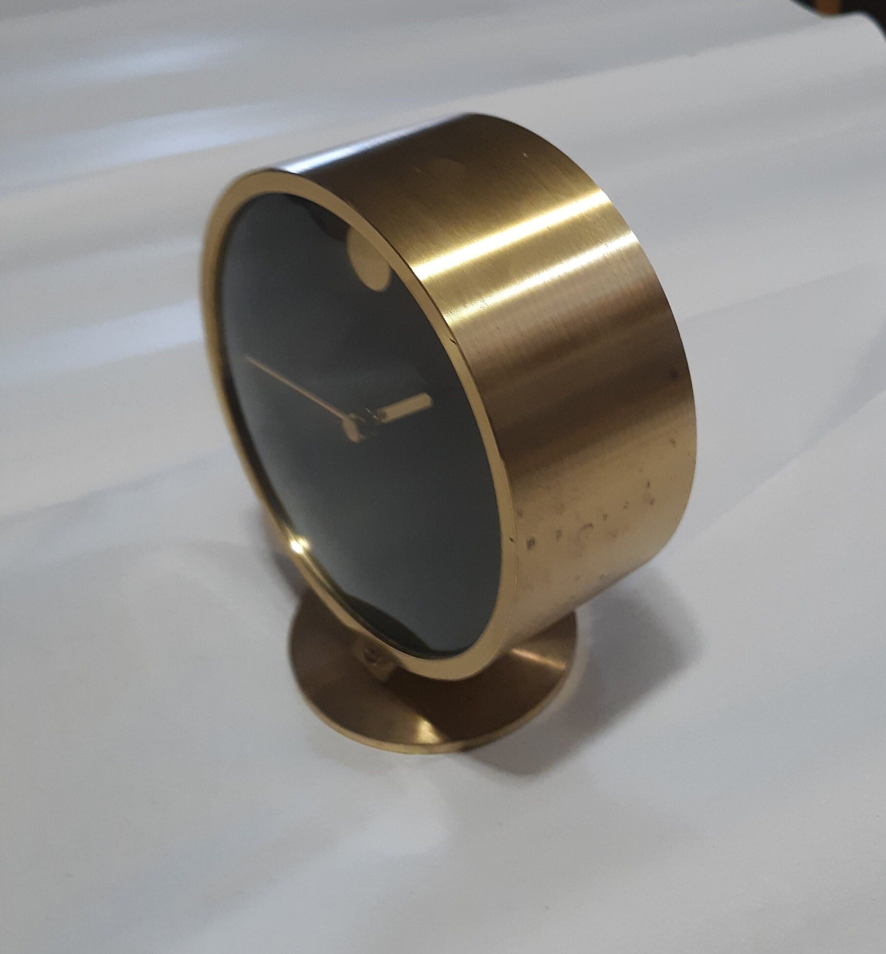 Howard Miller Brass MCM "museum" Desk Clock - Etsy