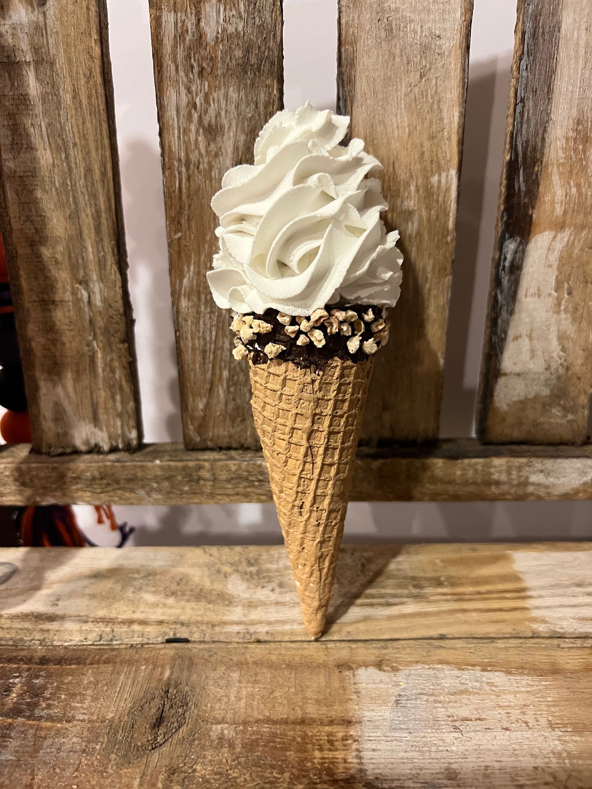 Vanilla Ice Cream Sugar Cone