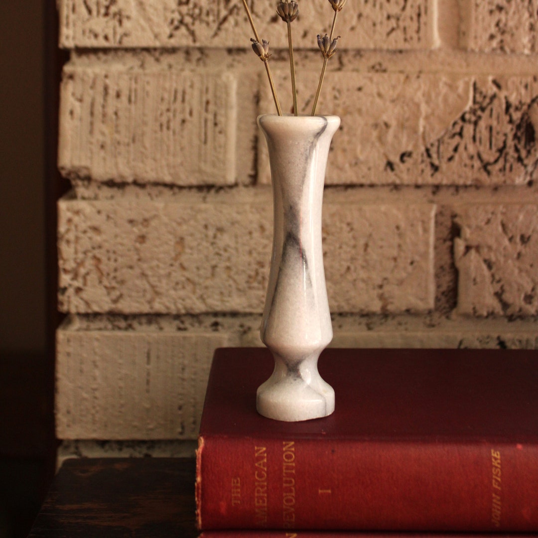 Vintage Miniature Marble Bud Vase - Etsy