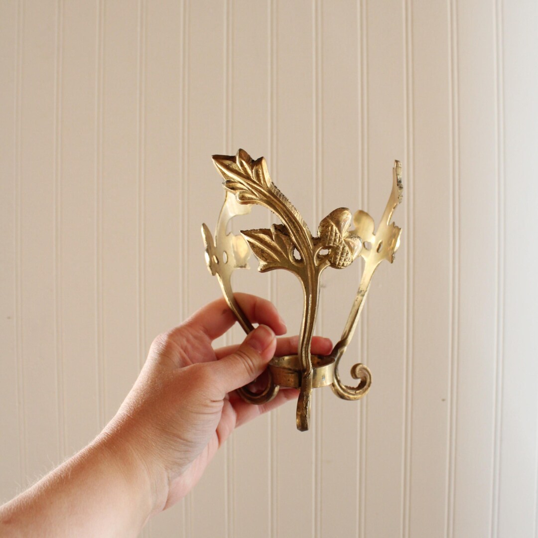Vintage Brass Acorn Orb Stand, Plant Stand, Decorative Stand. - Etsy