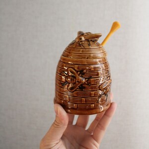 Vintage Bee Hive Honey Pot With Original Spoon, Sugar Dish. - Etsy