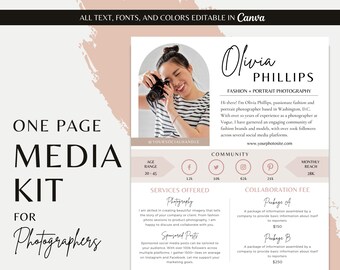 Media Kit Template - Etsy