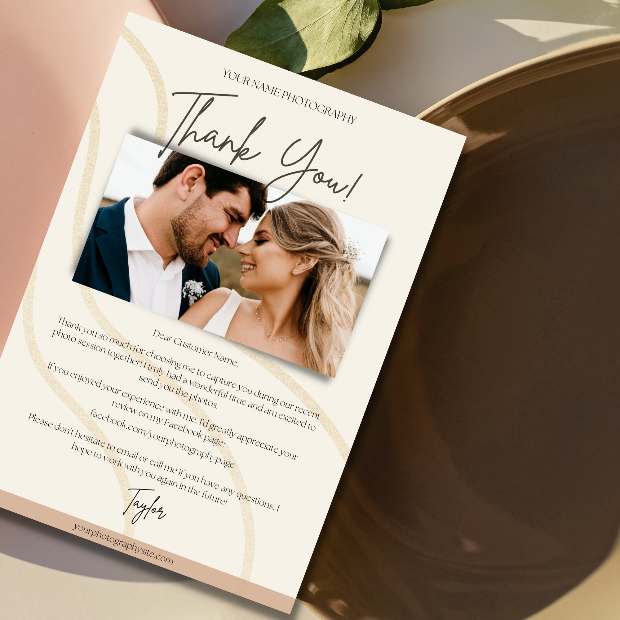 Thank You Email Templatecanva Templatebusiness - Etsy