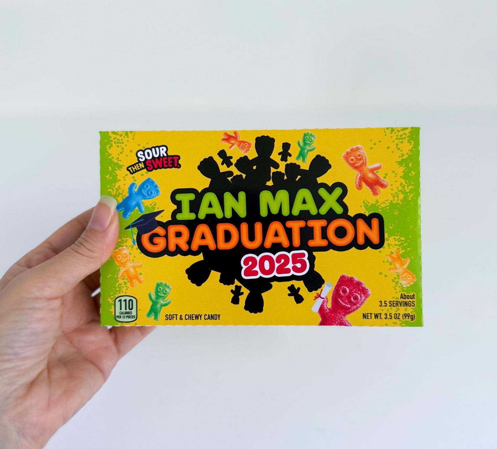 Sour Candy Box Template, SVG Template, Candy Box Template, Sour Candy ...