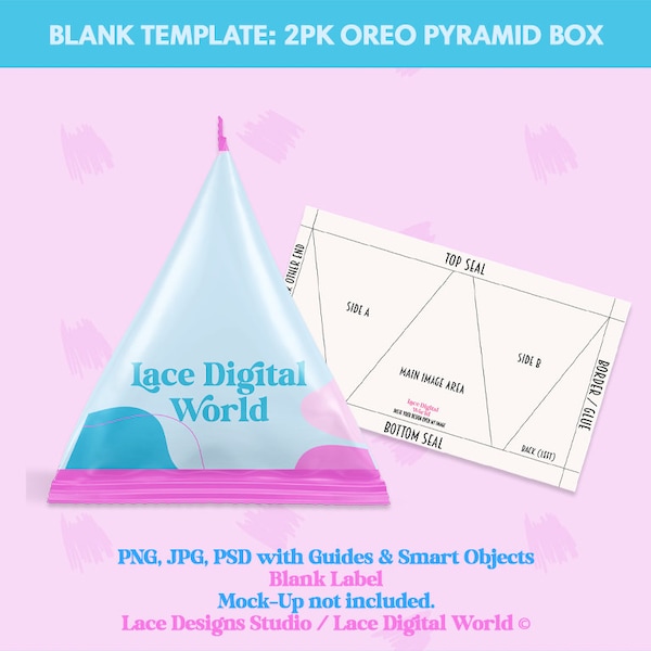 Party Favor Oreo Template - Etsy