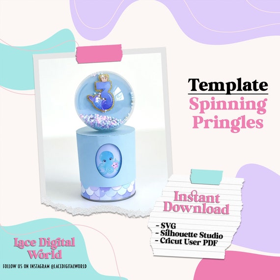 Pringles Template Rotating Pringles Spinning Pringles - Etsy