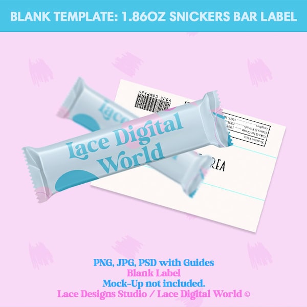 Snickers Logo Template - Etsy