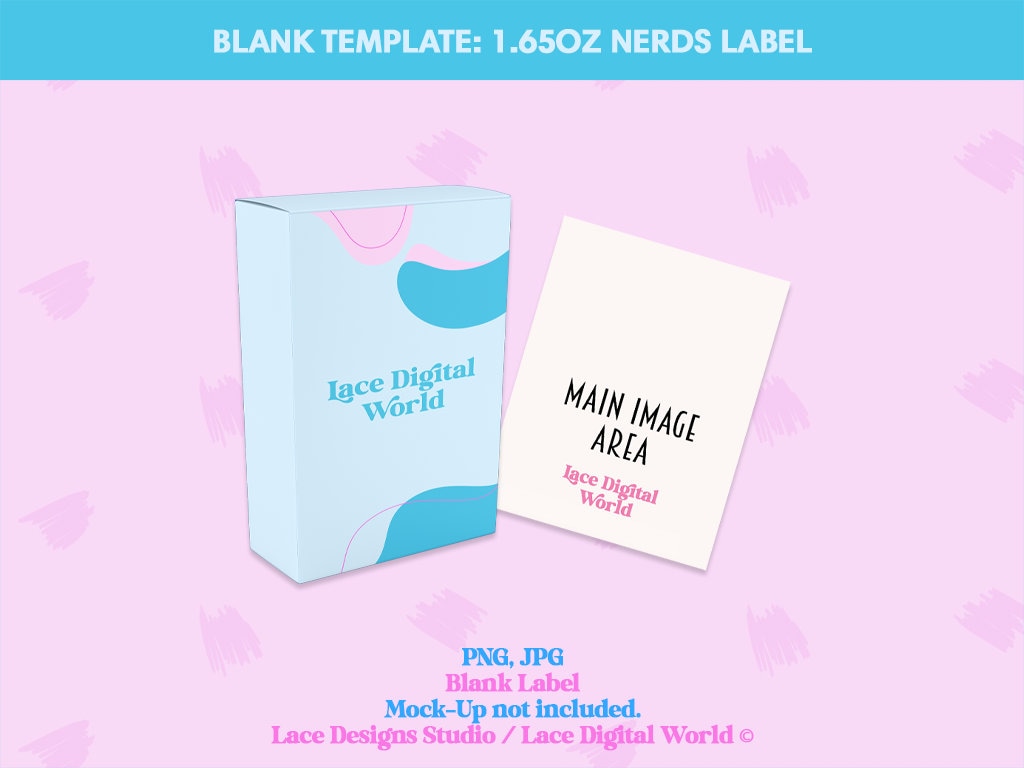 Nerds Candy Box Template
