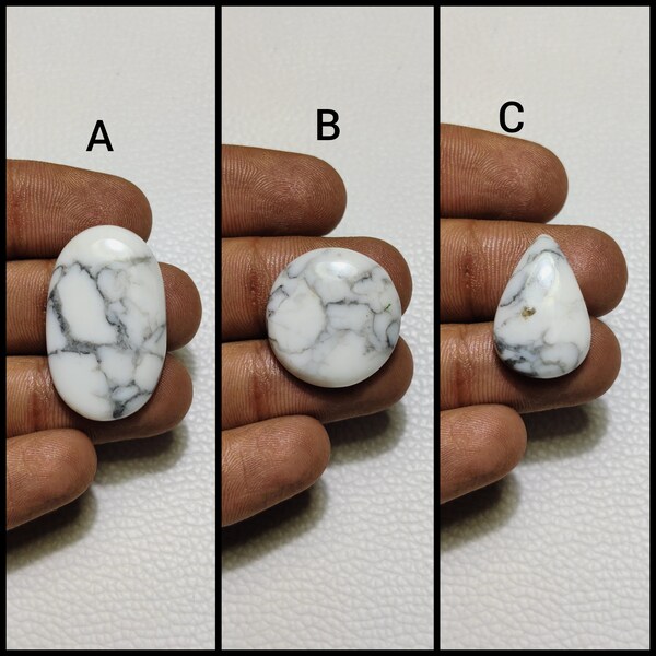 Howlite Cabochon - Etsy