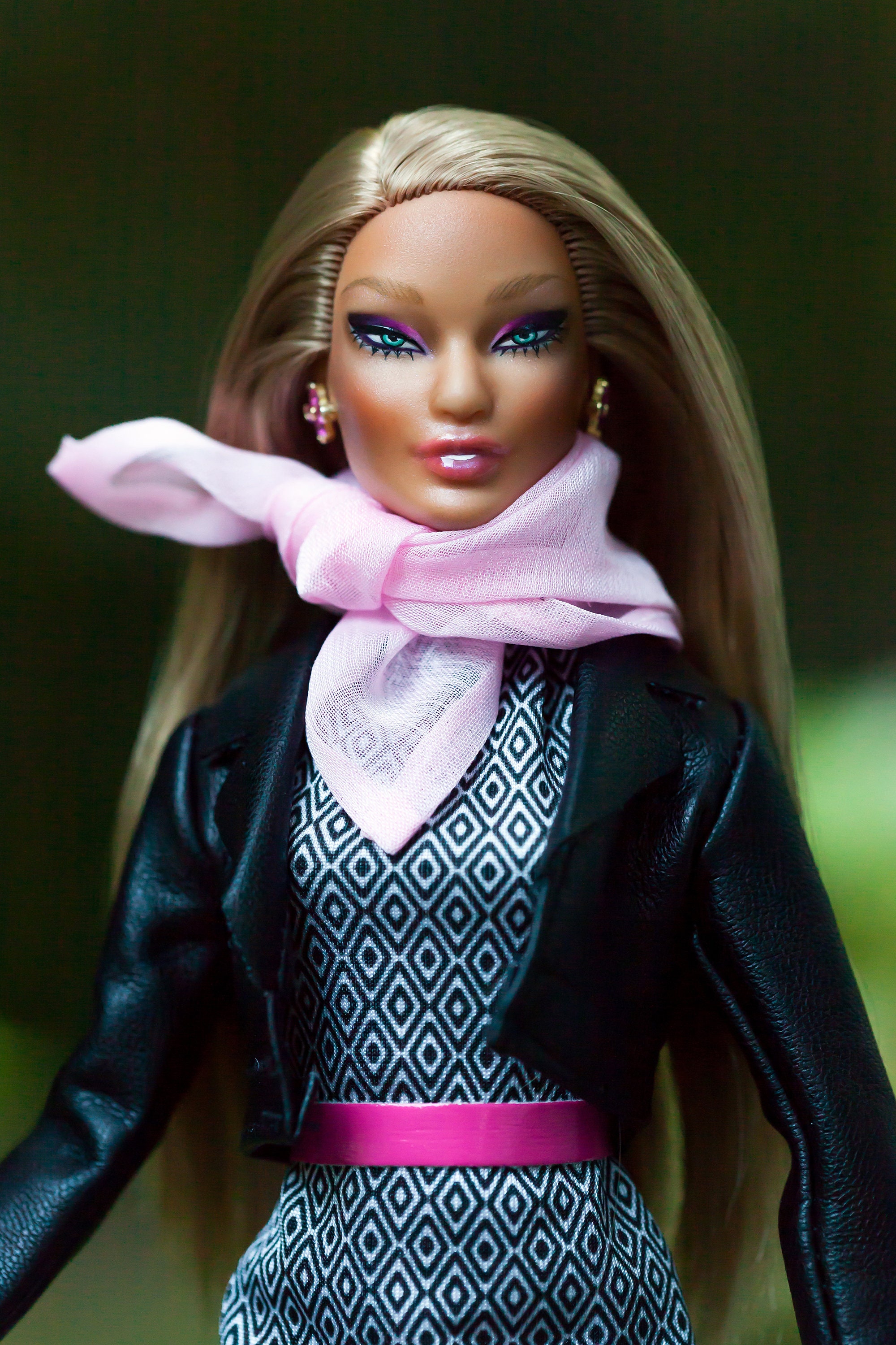 OOAK Mattel Barbie Custom Repaint Doll With Fashion Outfit #159 GRB51 ...