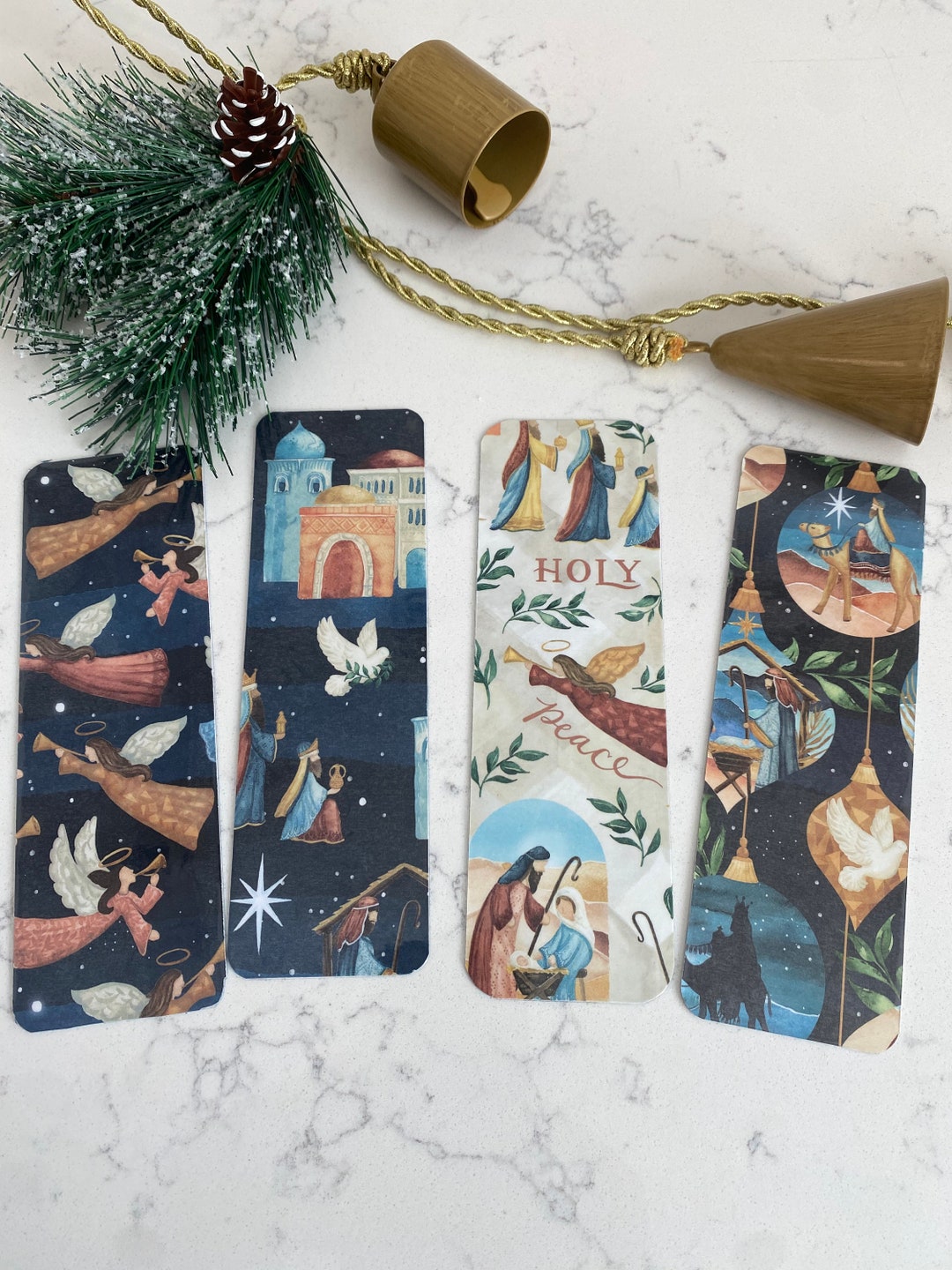 Religious Christmas Bookmarks, Bible Bookmarks, Holiday Bookmarks ...