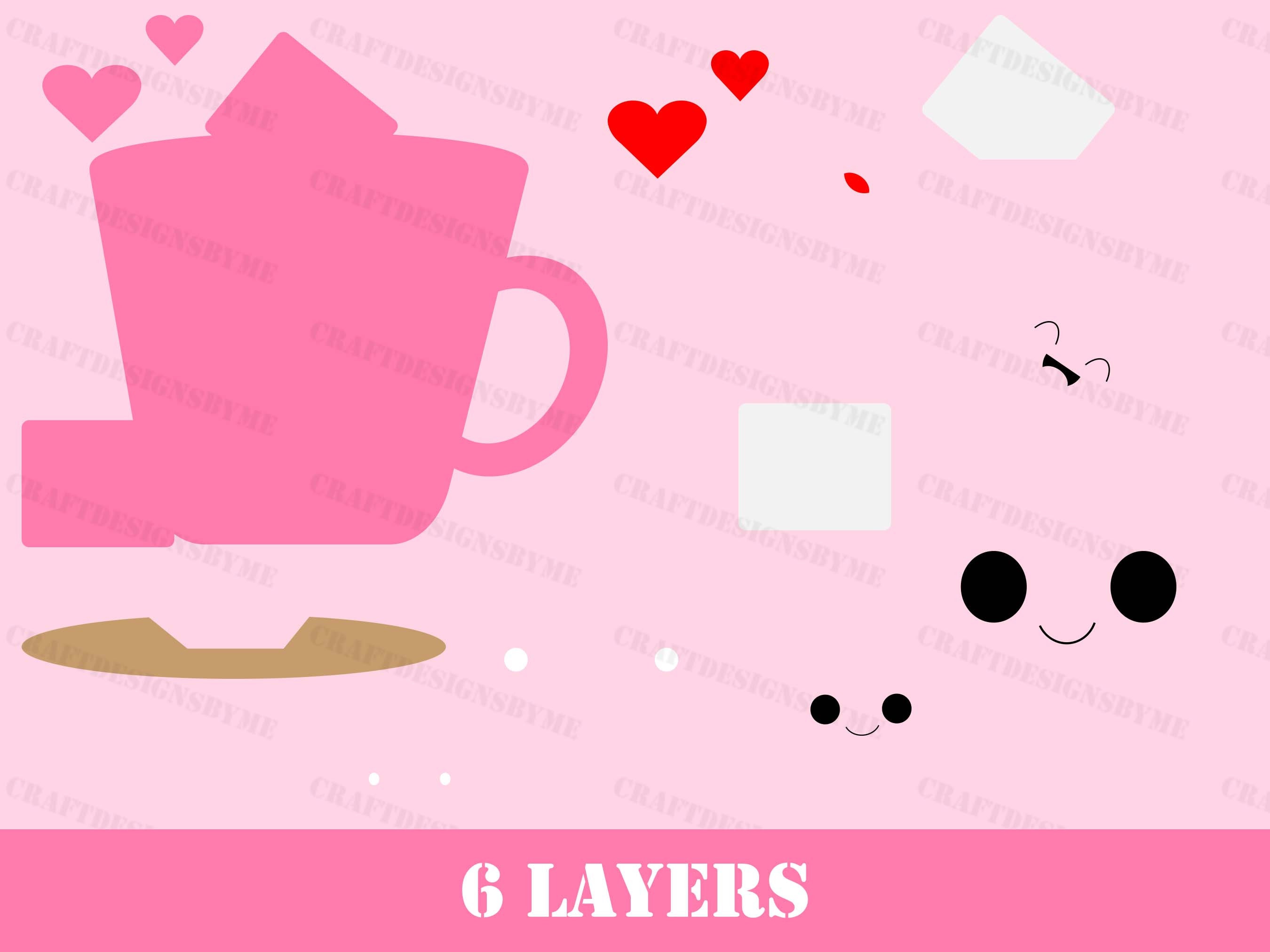 Sweet Coffee Layered Svg - Png - Jpeg - Instant Download - Coffee Sugar ...