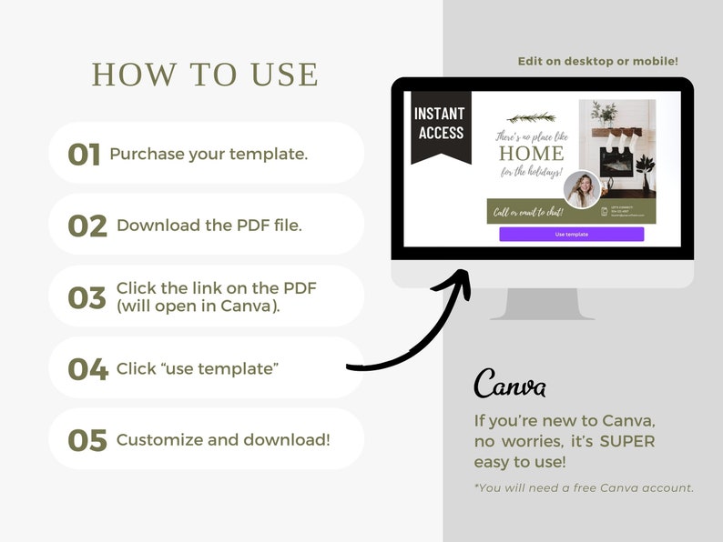 Real Estate Holiday Postcard, Realtor Christmas Card, Realtor Holiday ...