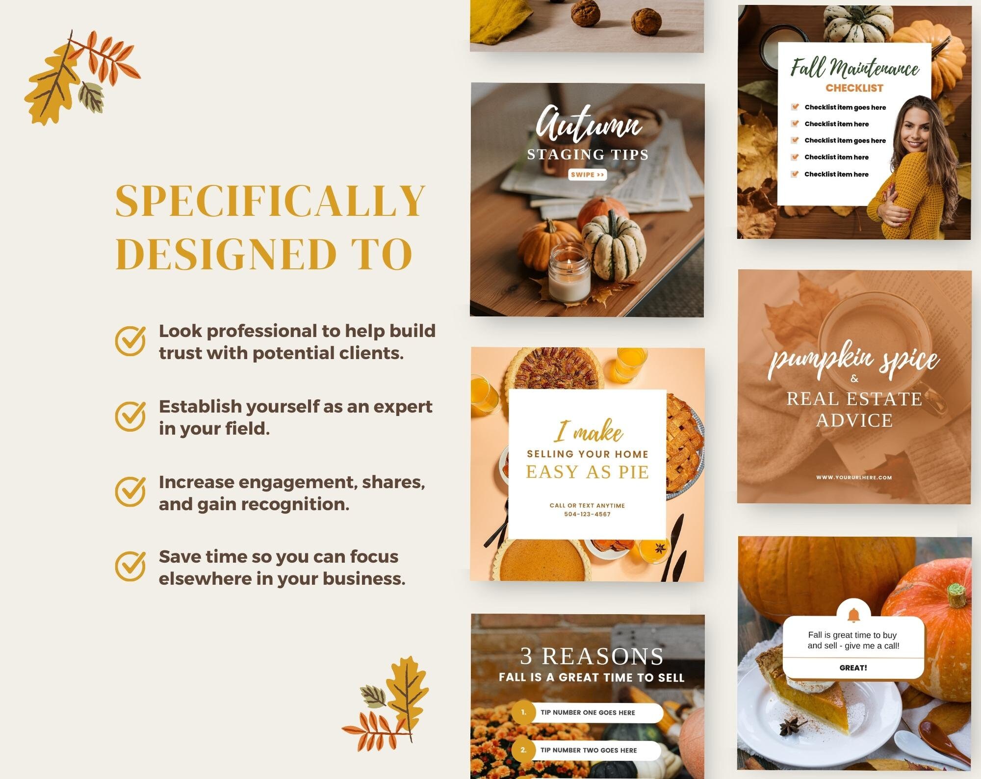 30 Fall Realtor Instagram Posts, Autumn Posts, Real Estate Posts ...